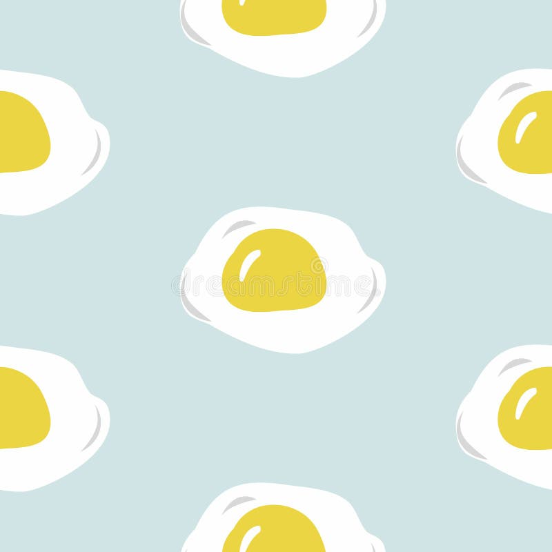 Vector Seamless Pattern Background with Eggs .Blue Background Stock ...