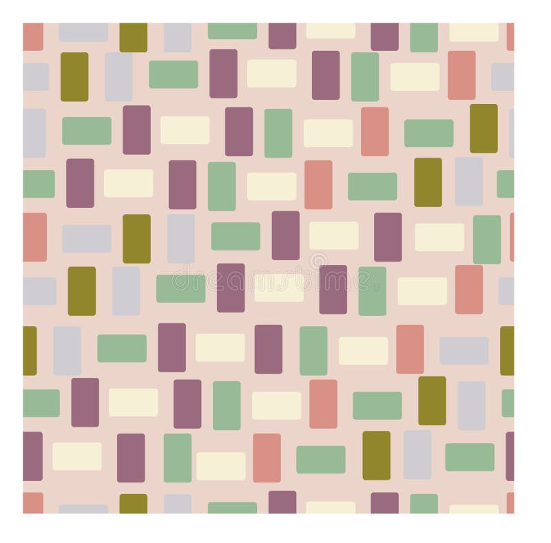 Vector Seamless Pattern Background with Linear Shapes. Stock Vector ...