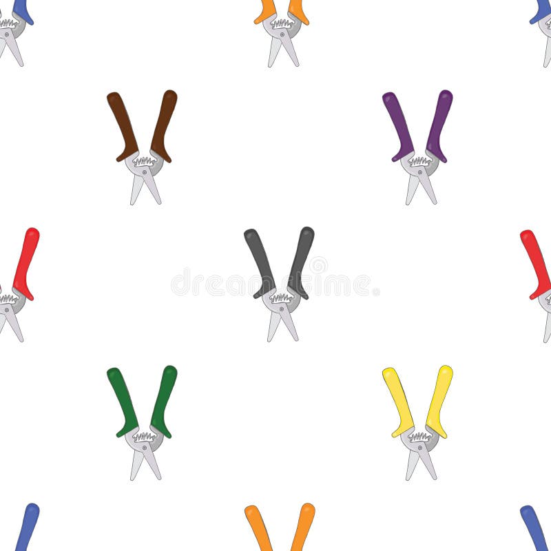 Vector Seamless Pattern Background. Repair Tools. Pliers. Stock Vector ...