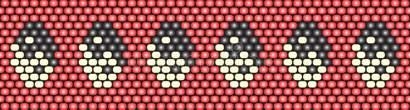 Vector Seamless Pattern of Beads, Abstract Background Stock ...