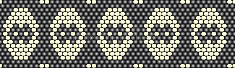 Vector Seamless Pattern of Beads, Abstract Background Stock ...