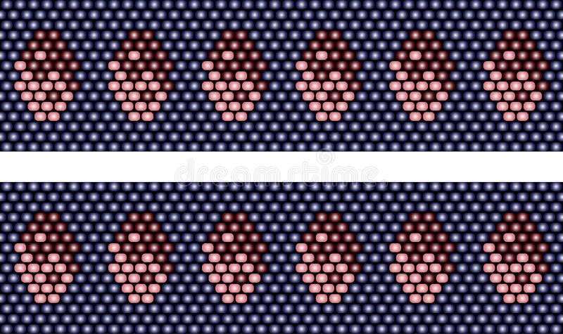 Vector Seamless Pattern of Beads, Abstract Background Stock ...