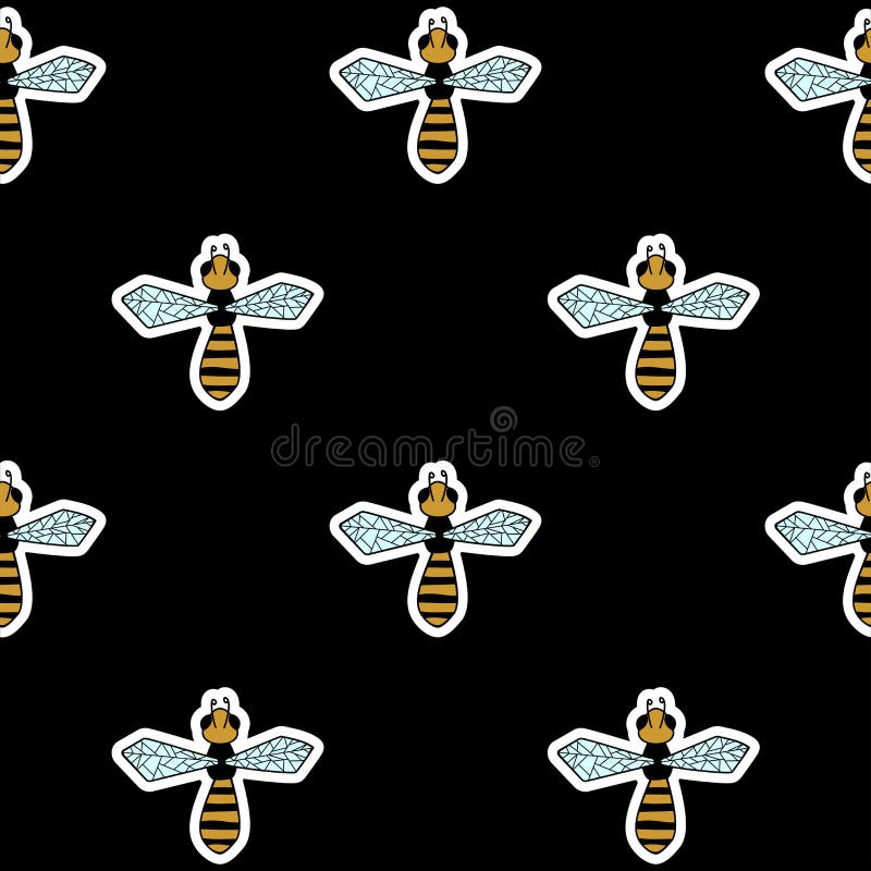 Sticker Design Beehive Bees Stock Illustrations – 146 Sticker Design ...