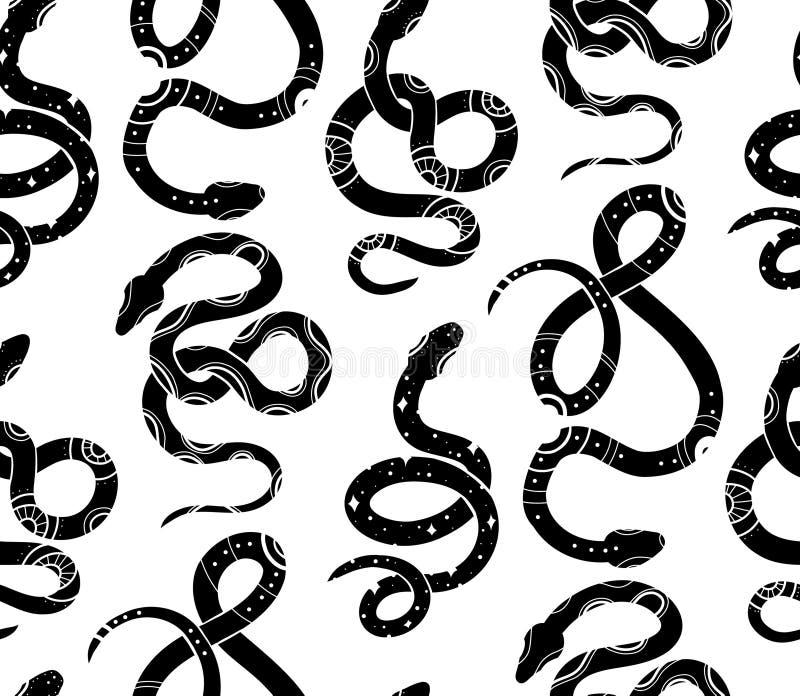 Mystic Celestial Serpent Background Stock Illustrations – 244 Mystic ...