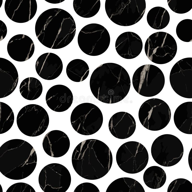 Marble Luxury Polka Dot Seamless Pattern Stock Vector - Illustration of ...