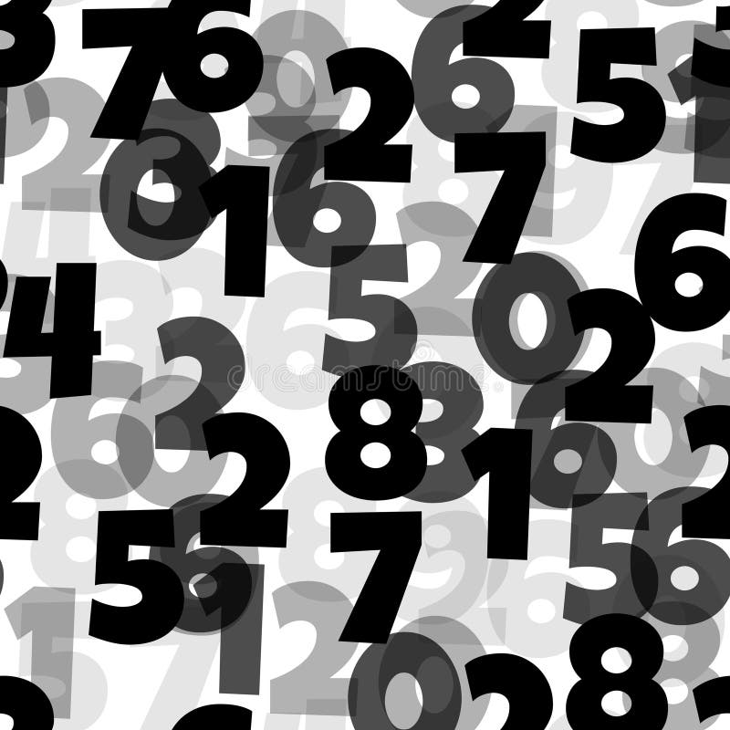 Seamless Pattern Numbers Stock Illustrations – 4,079 Seamless Pattern ...
