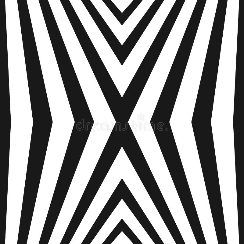 Vector Seamless Pattern with Black and White Lines, Vertical Crossing ...