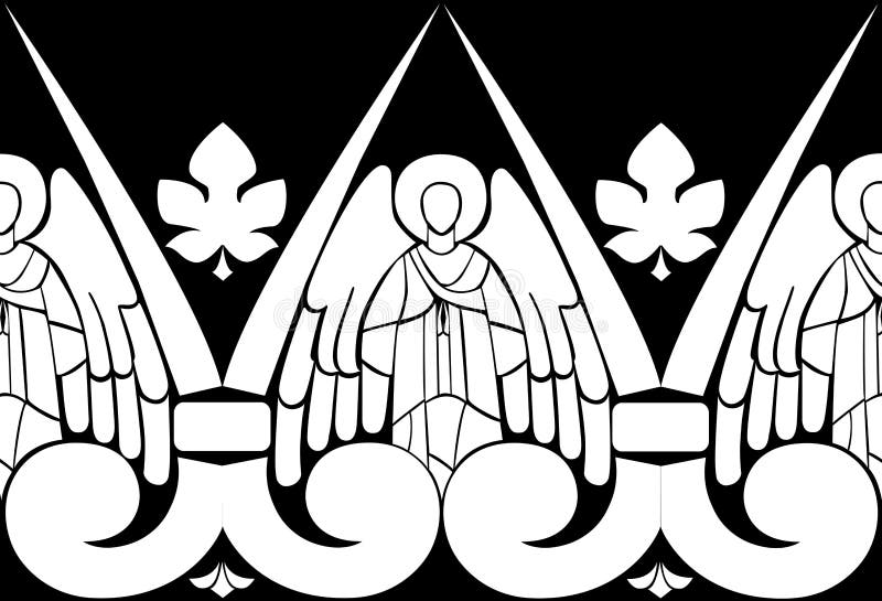 Winged angels stock vector. Illustration of greeting - 33524645