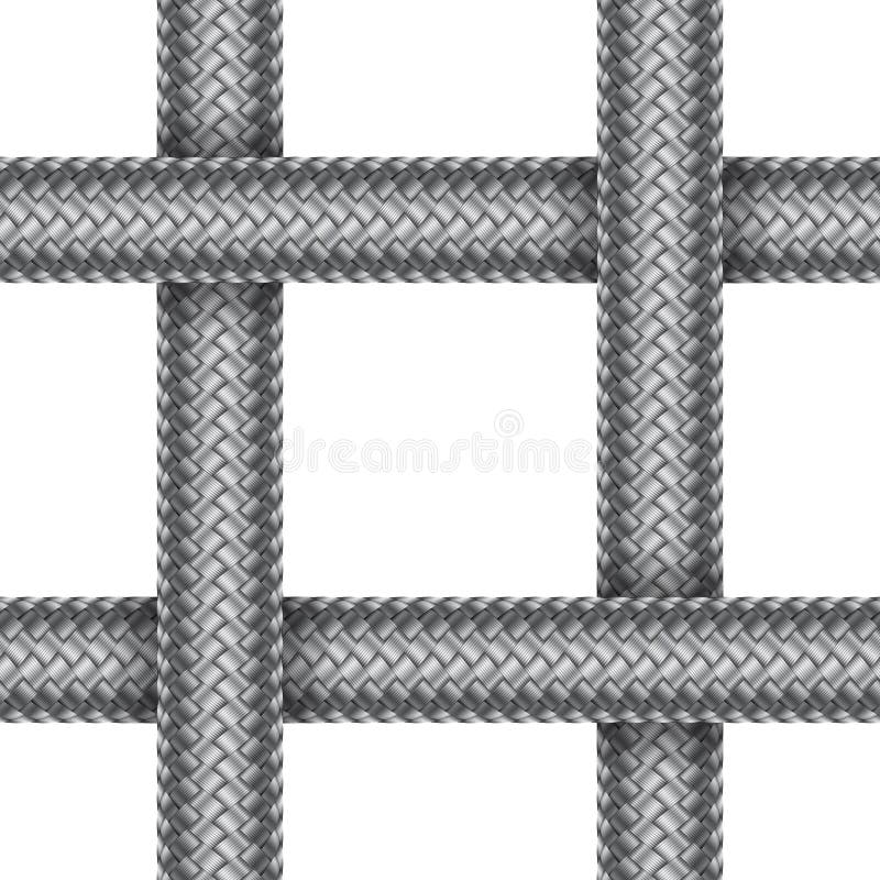 Vector Seamless Pattern of Braided Cord Stock Vector - Illustration of ...