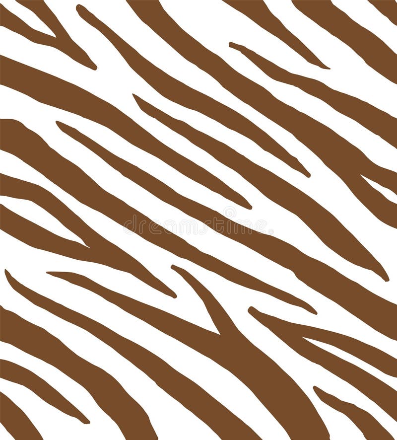 Brown Zebra Print. Stripes, Animal Skin, Tiger Stripes, Abstract ...