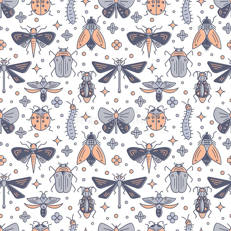 Flat Line Bugs Stock Illustrations – 617 Flat Line Bugs Stock ...
