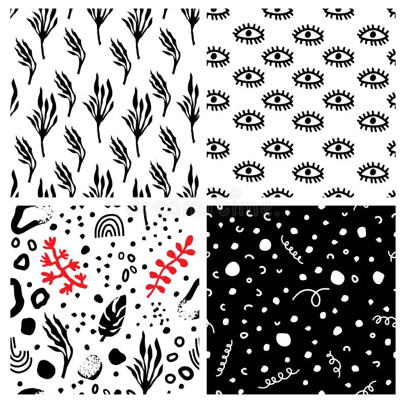 Vector Seamless Pattern in Clean. Modern Stylish Abstract Stock Vector ...