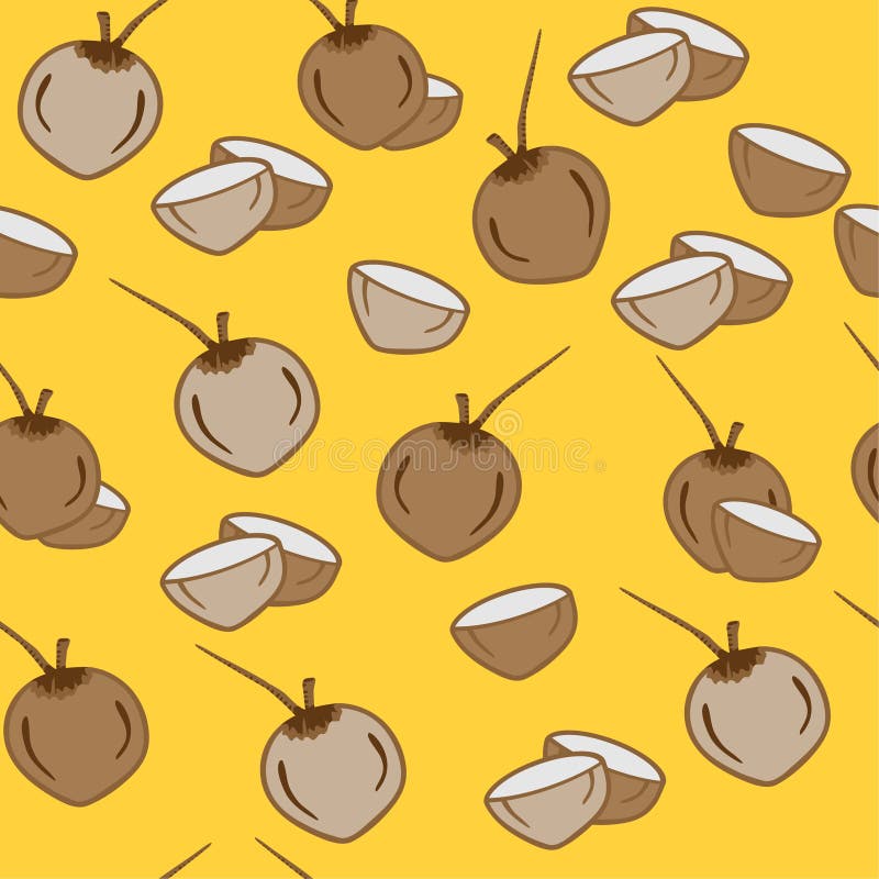 Coconut Oil Pattern Stock Illustrations – 745 Coconut Oil Pattern Stock ...