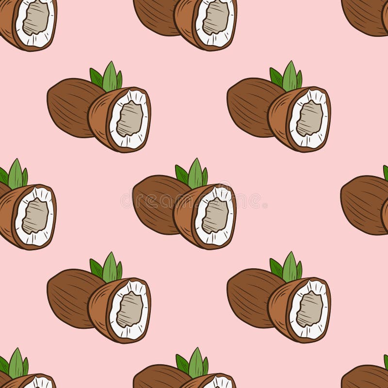 Coconut Oil Pattern Stock Illustrations – 805 Coconut Oil Pattern Stock ...
