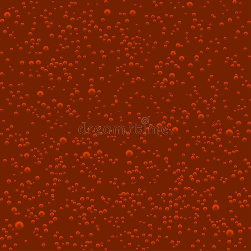 Air Bubbles Cola, Soda Drink, Beer Or Water Border Stock Vector ...