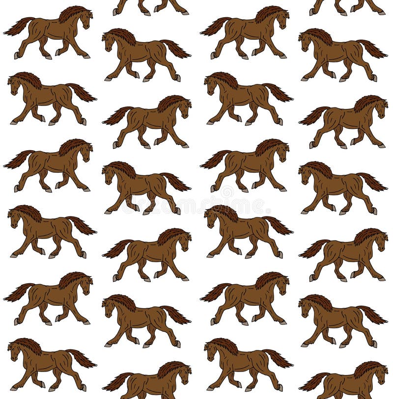 Running Draft Horse Stock Illustrations – 65 Running Draft Horse Stock ...