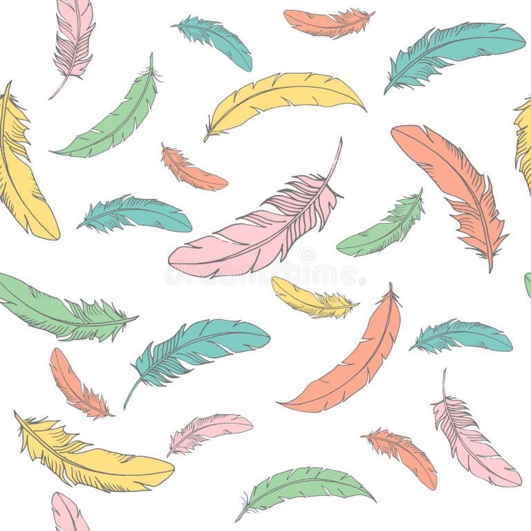 Feathers Falling Stock Illustrations – 5,230 Feathers Falling Stock ...