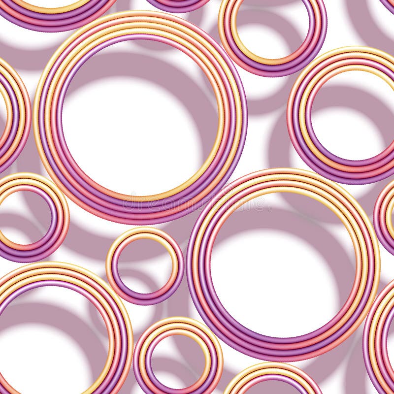 Vector Seamless Pattern with Colored Threads and Stock Vector ...