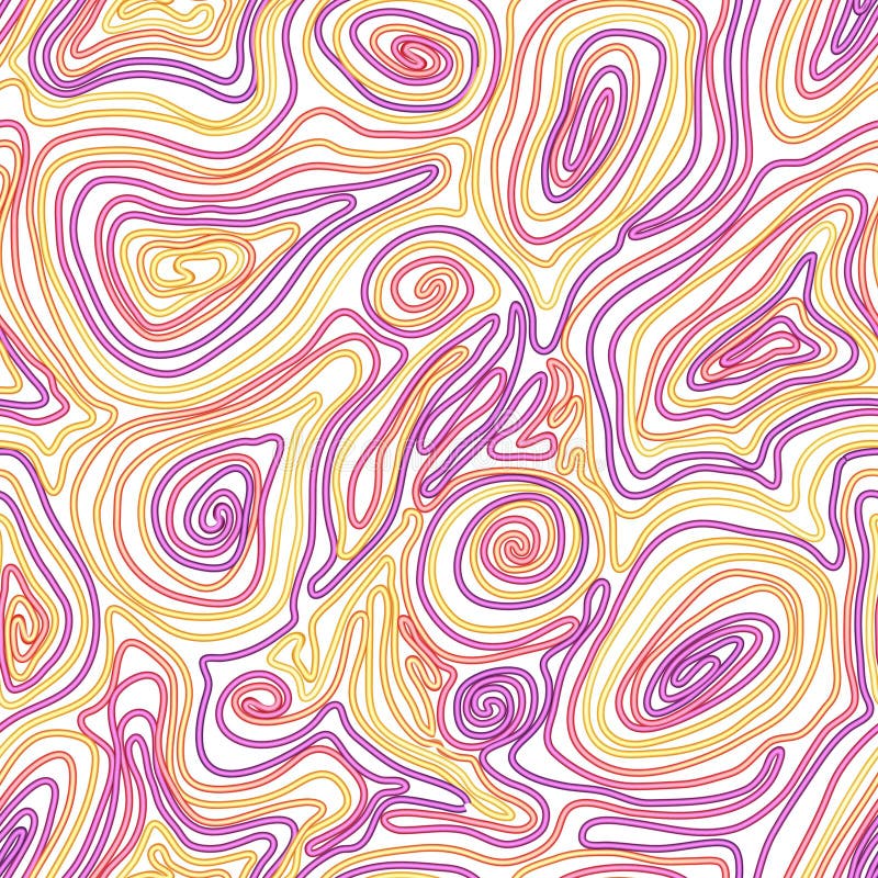 Vector Seamless Pattern with Colored Threads Stock Vector ...