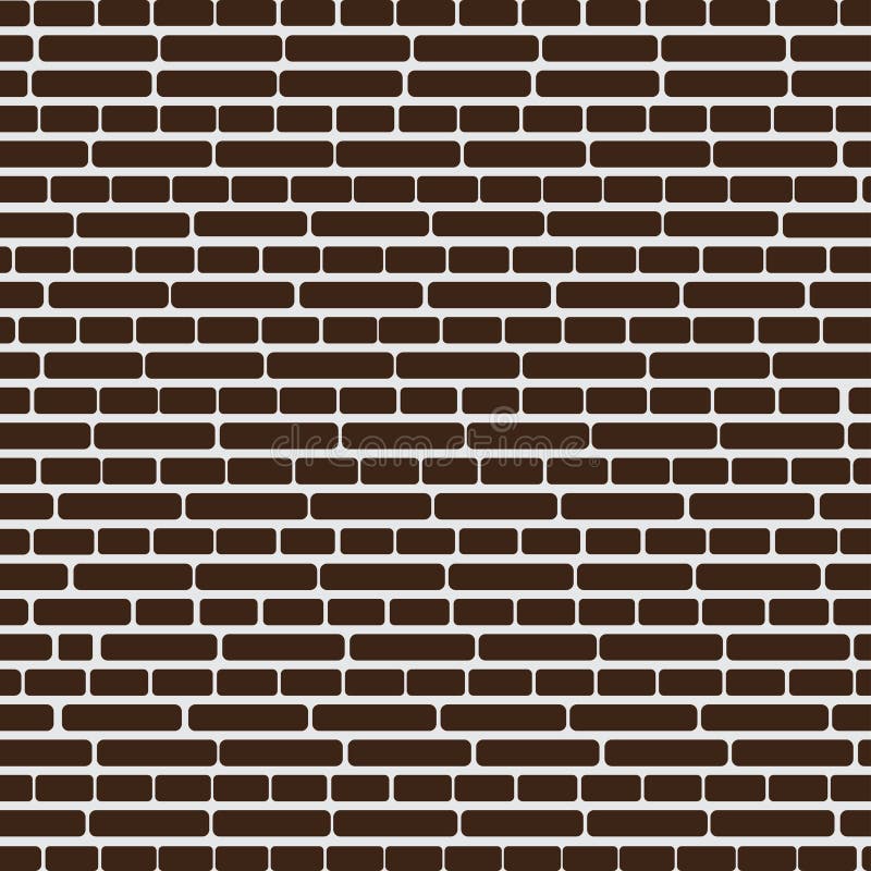 Vector Seamless Pattern with Colorful Brick Wall Stock Illustration ...