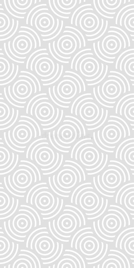 Vector Seamless Pattern with Concentric Circles. Geometric Abstract ... Vector Seamless Pattern with Concentric Circles. Geometric Abstract ...