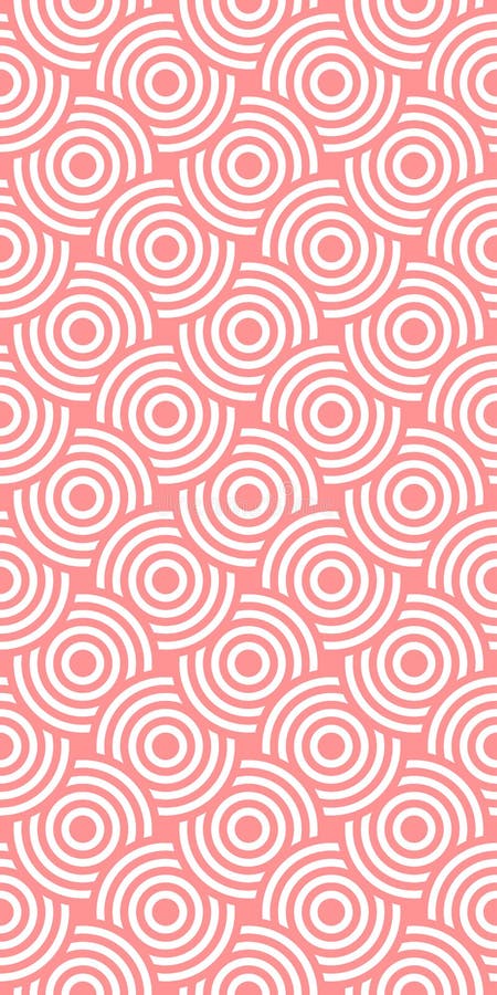 Vector Seamless Pattern with Concentric Circles. Geometric Abstract ... Vector Seamless Pattern with Concentric Circles. Geometric Abstract ...