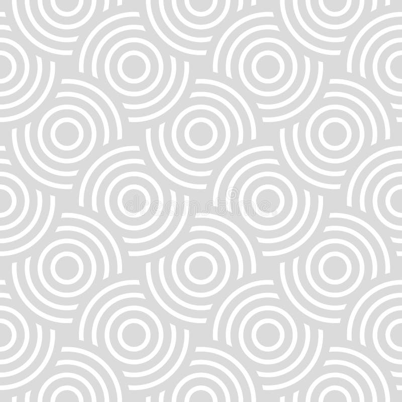 Vector Seamless Pattern with Concentric Circles. Geometric Abstract ... Vector Seamless Pattern with Concentric Circles. Geometric Abstract ...
