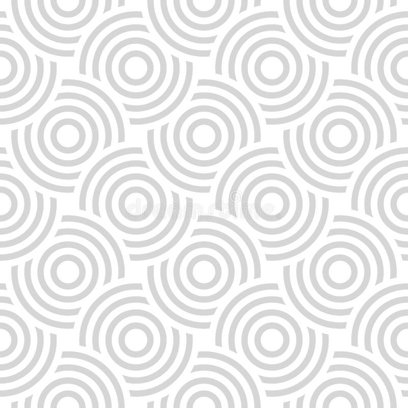 Vector Seamless Pattern with Concentric Circles. Geometric Abstract ... Vector Seamless Pattern with Concentric Circles. Geometric Abstract ...