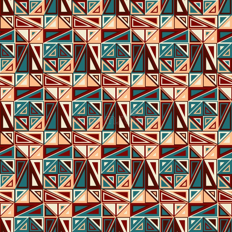 Vector Seamless Pattern. Consists of Geometric Elements.the Elements ...