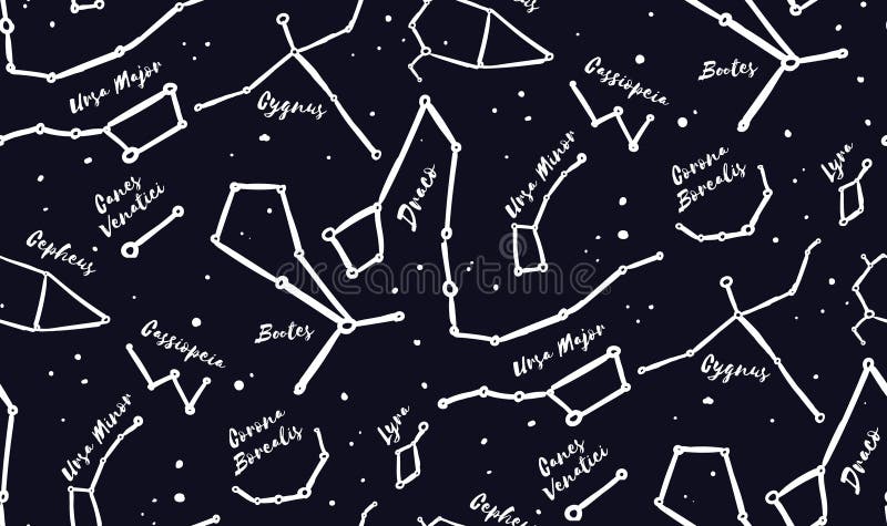 Draco Constellation Stock Illustrations – 125 Draco Constellation Stock ...
