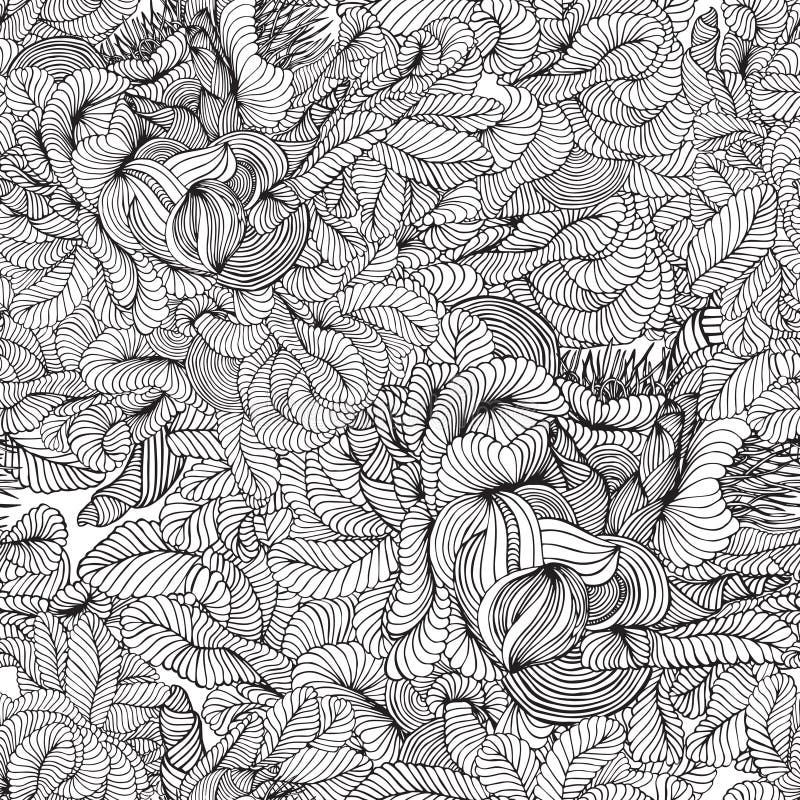 Hand Drawn Ornamental Easter Eggs for Coloring Book for Adult an Stock ...