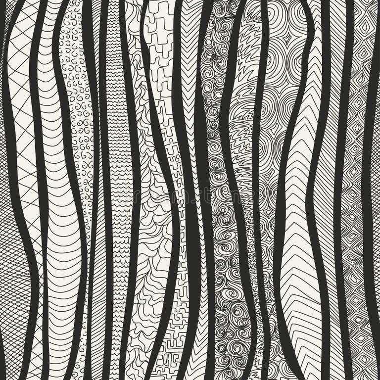 Vector Seamless Pattern. Diagonal Irregular Shapes Stock Vector ...