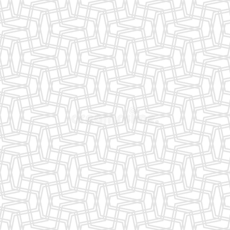 Vector Seamless Pattern with Thin Crossing Lines, Chevron, Zigzag, Net ...