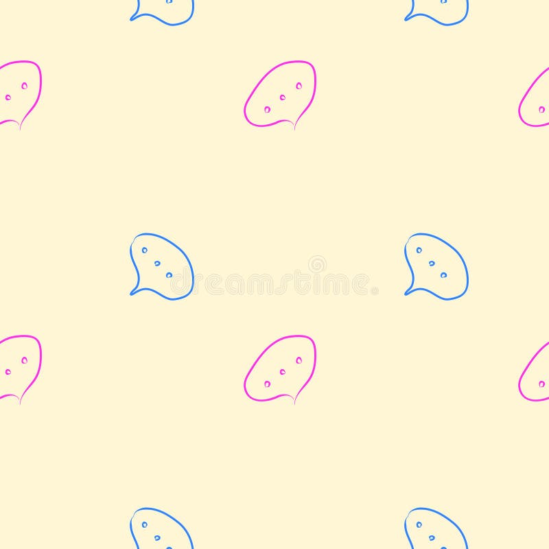 Vector Seamless Pattern, Dialogue, Conversation, Communication ...