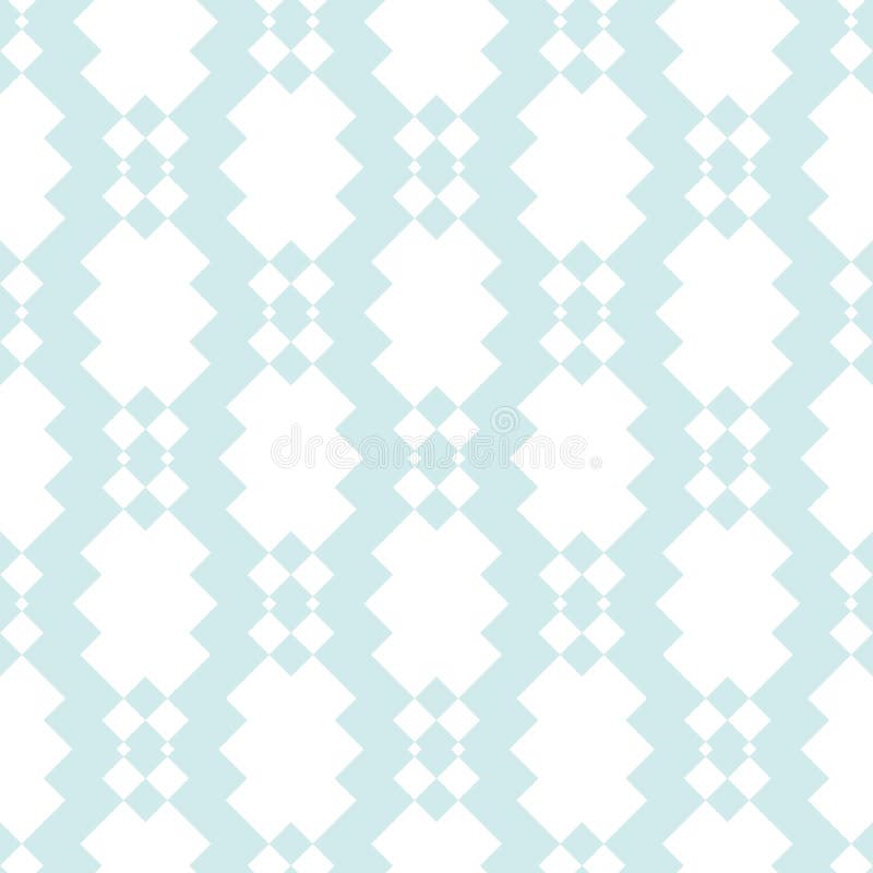 Vector Seamless Pattern with Diamond Grid, Lattice, Rhombuses. Subtle ...