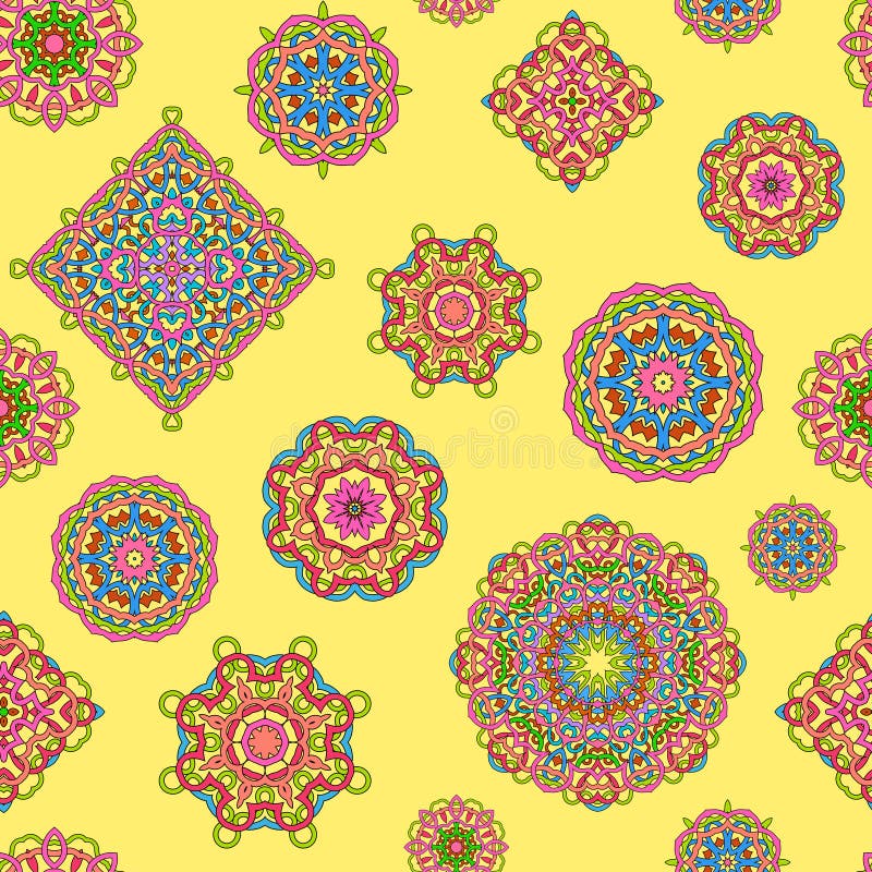 Bright Mandalas Stock Illustrations – 1,375 Bright Mandalas Stock ...