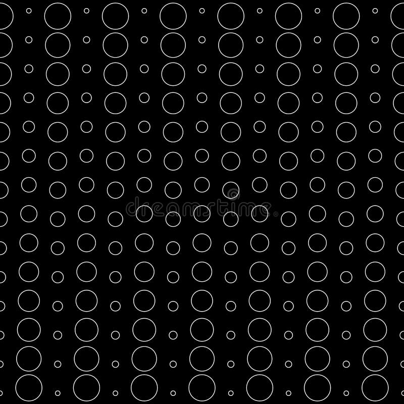 Vector Seamless Pattern. Different Sized Circles Stock Vector ...