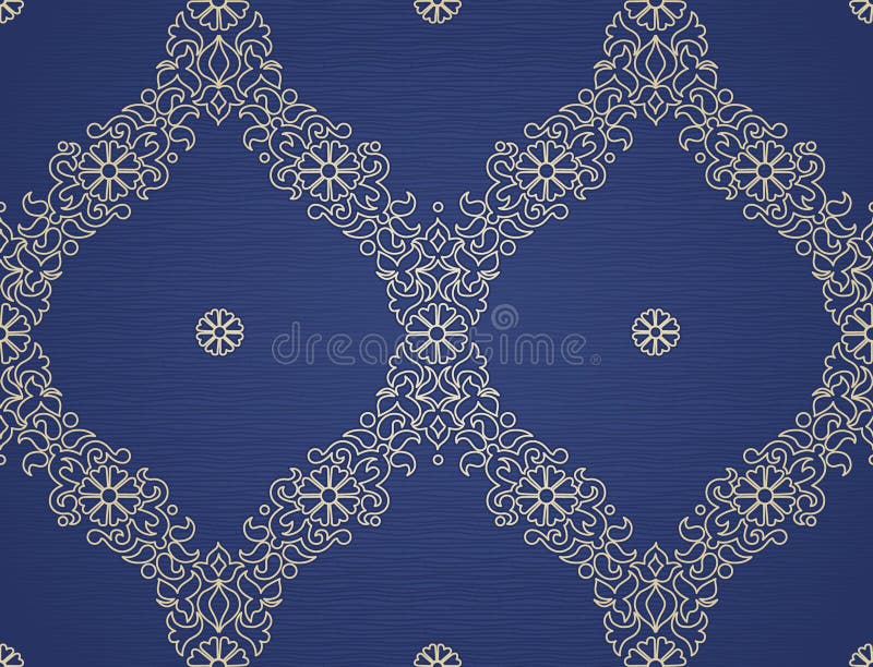 Vector Seamless Pattern In Eastern Style Stock Vector Illustration