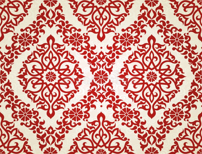 Vintage wall-paper stock vector. Illustration of lace - 19126549