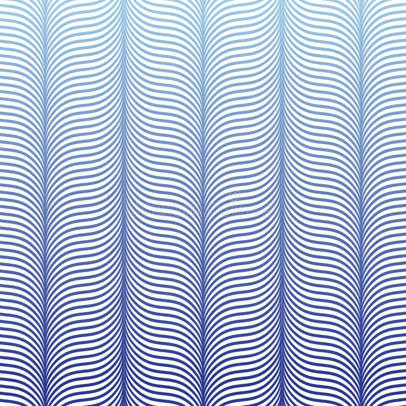 Vector Seamless Pattern. Endless Stylish Texture. Striped Ripple ...