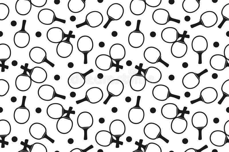 Seamless Ping Pong Pattern Stock Illustrations – 485 Seamless Ping Pong ...