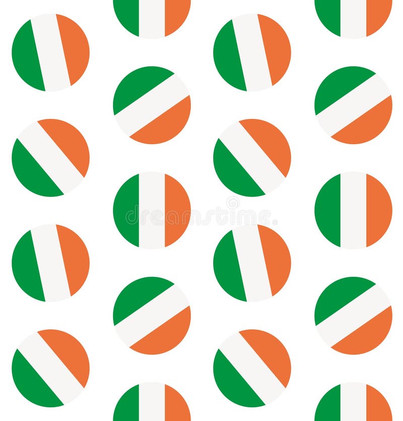 Ireland Flag in Vector stock vector. Illustration of independence ...