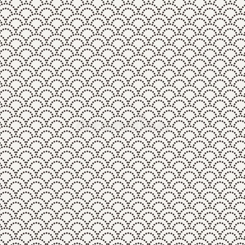 Vector Seamless Pattern in the Form of Flakes Stock Vector ...