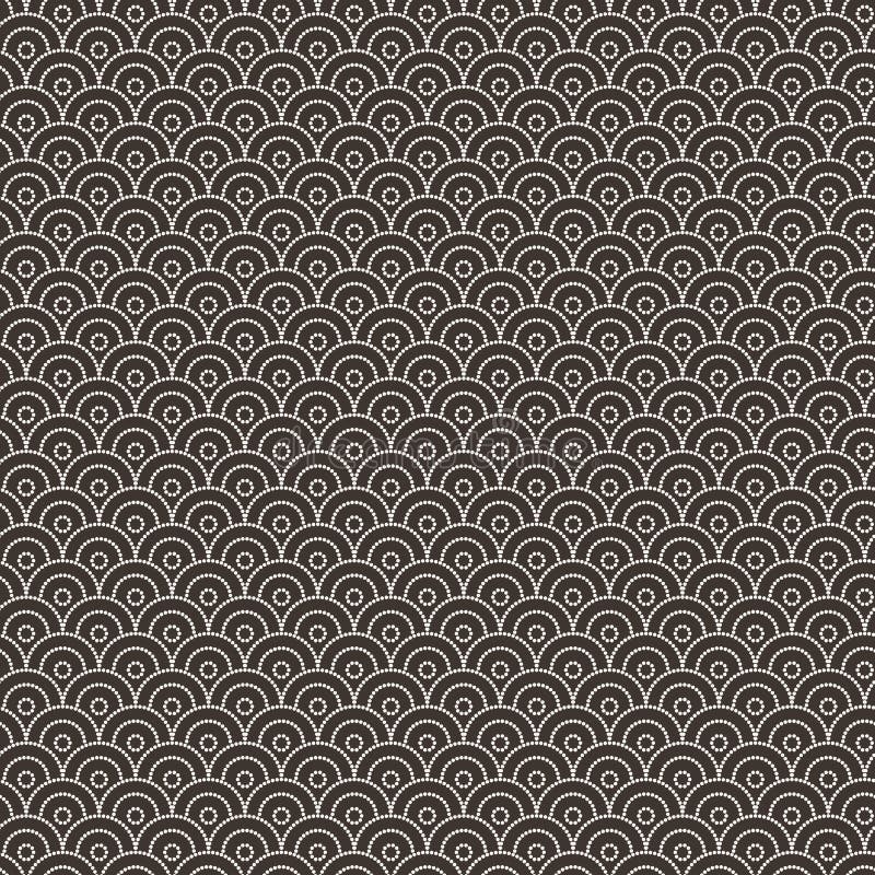 Vector Seamless Pattern in the Form of Flakes Stock Vector ...