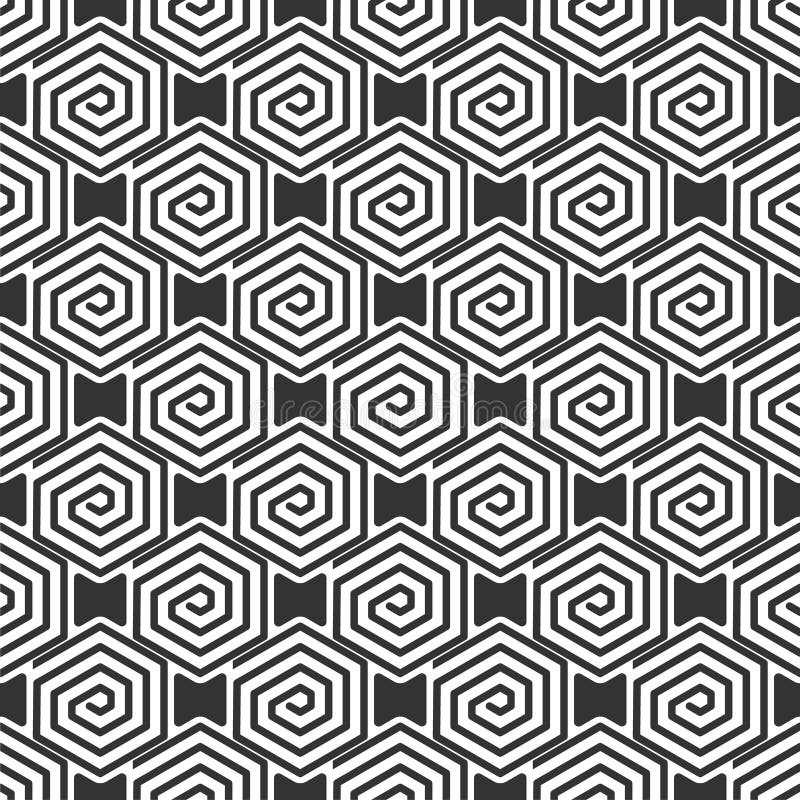 Vector Seamless Pattern. Geometric Abstract Background, Fine Lines ...