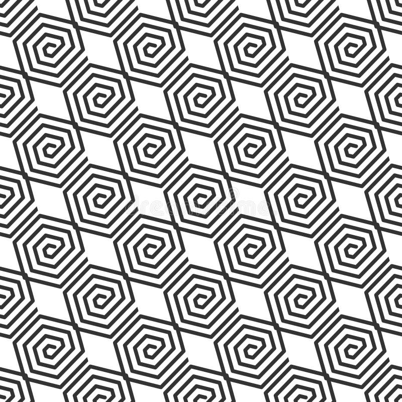 Vector Seamless Pattern. Geometric Abstract Background, Fine Lines ...