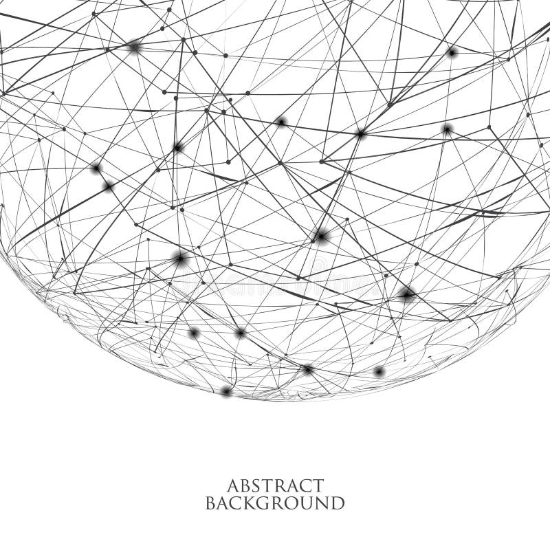 Vector Seamless Pattern. Geometric Background with Rhombus and Nodes ...