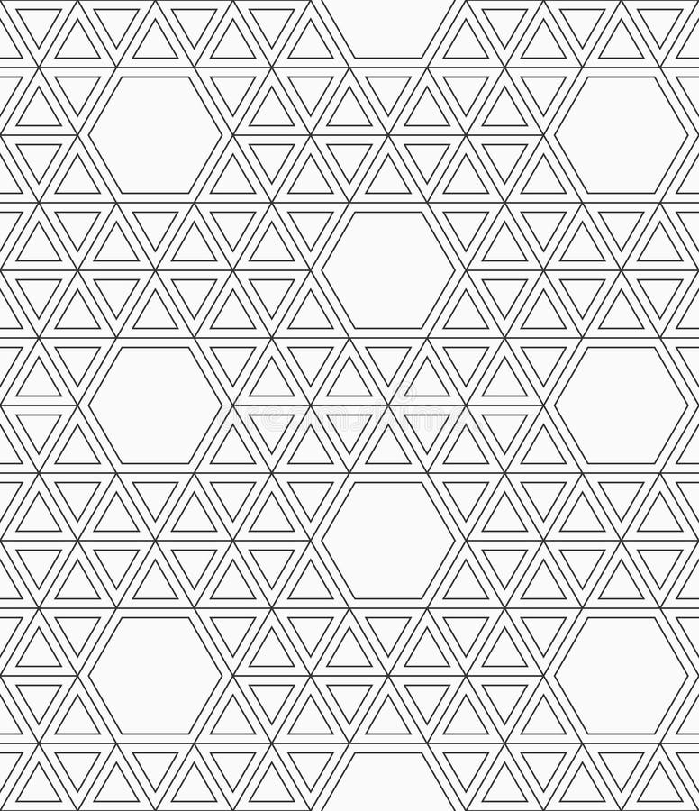 Vector Seamless Pattern. Geometric Linear Pattern Stock Vector ...