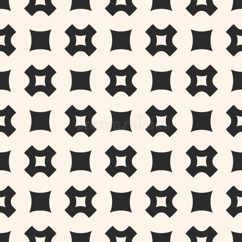 Vector Seamless Pattern, Geometric Texture, Rounded Squares, Per Stock ...