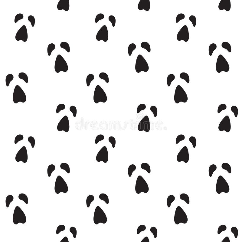 Vector Seamless Pattern of Ghost Face Stock Illustration - Illustration ...